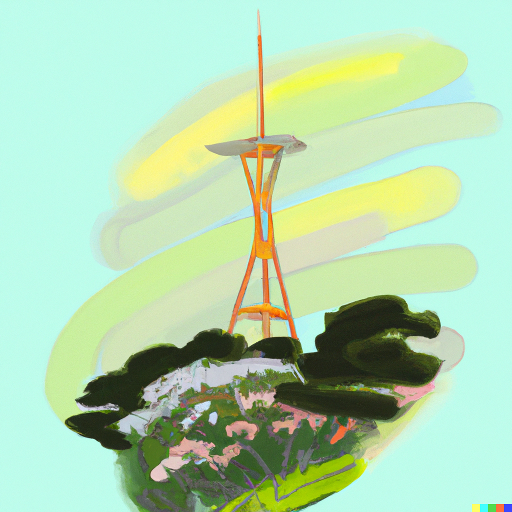 AI generated Sutro Tower | mdoeff